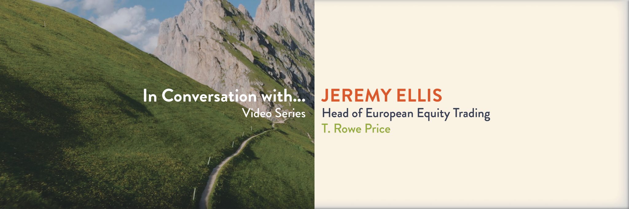 In Conversation With.. Video Series: Jeremy Ellis - Sustainable Trading